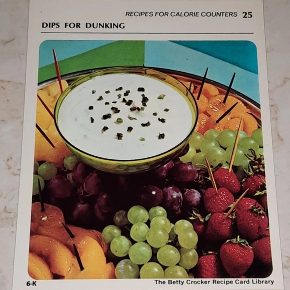 Other | The Betty Crocker Recipe Card Library Replacement Calorie ...